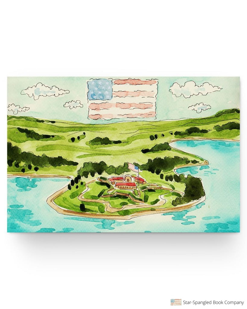 Reproduction Poster - Land of the Free – Star-Spangled Book Company