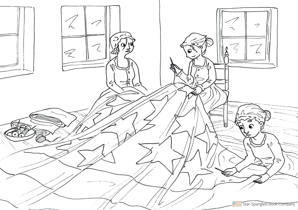 star spangled banner coloring pages